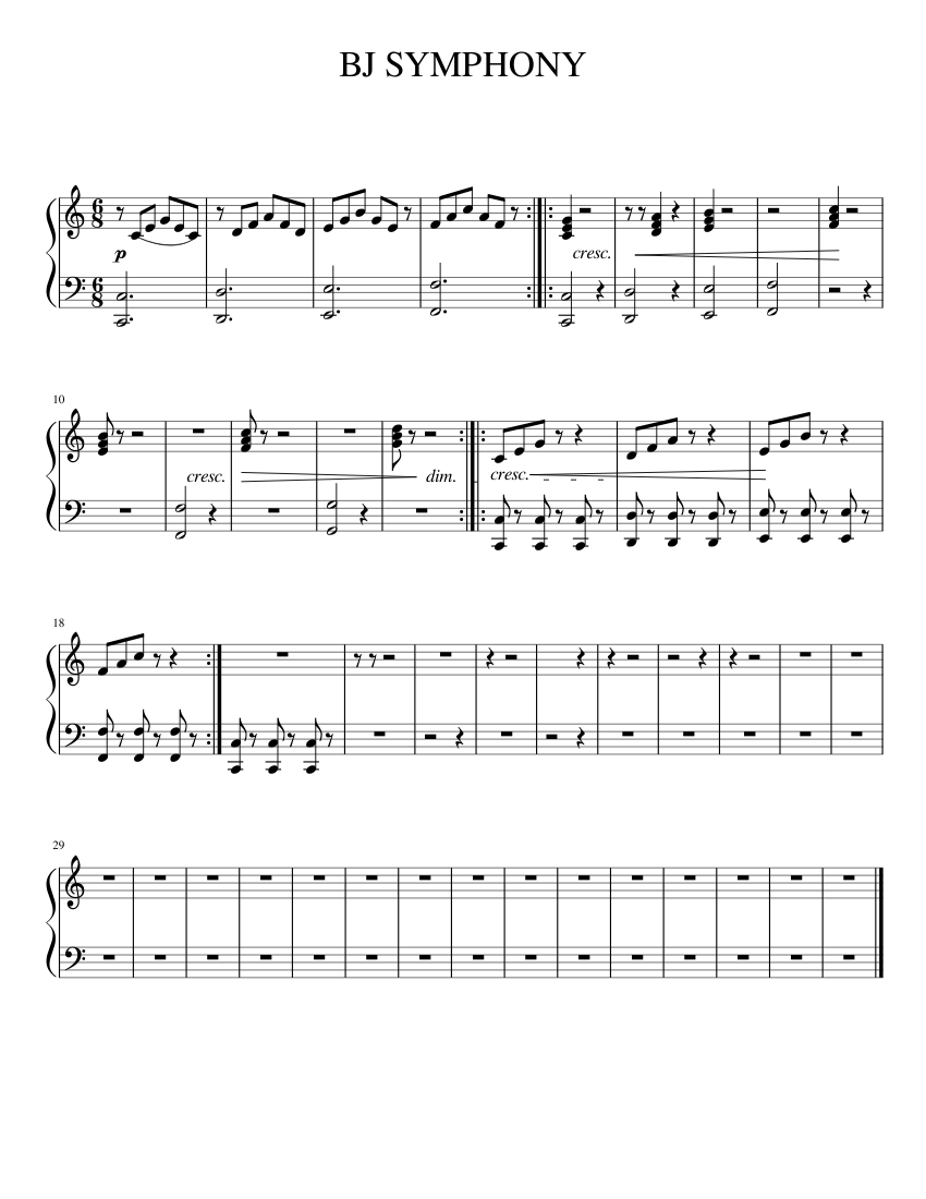 MuseScore 2 3 2 Sheet music for Piano (Solo) Easy | Musescore.com