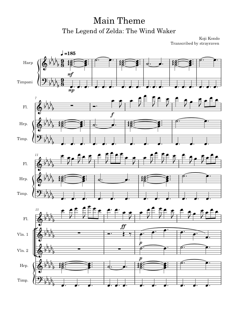 Main Theme (Wind Waker) – Koji Kondo The Legend of Zelda: The Wind ...