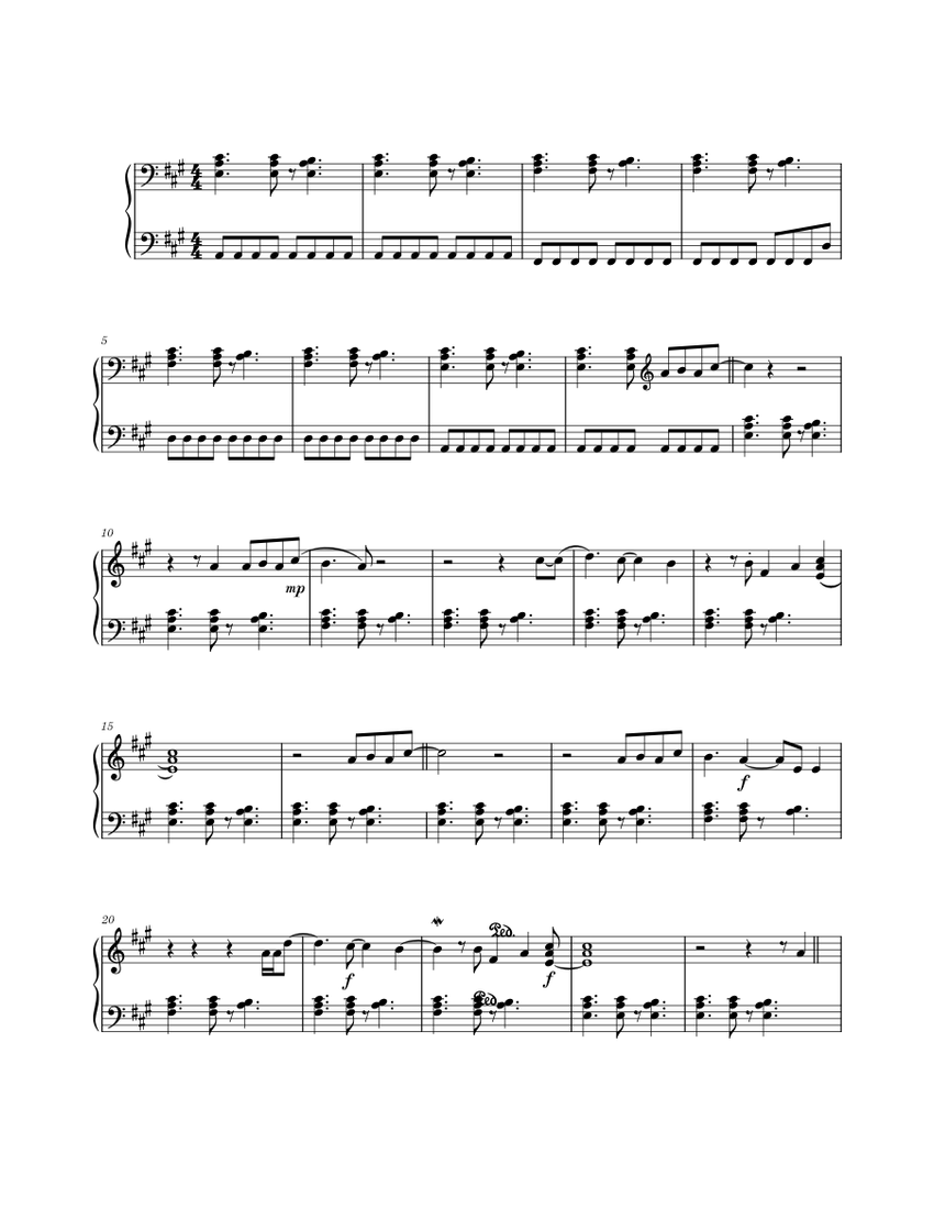 18 – One Direction Sheet Music for Piano (Solo) | MuseScore.com