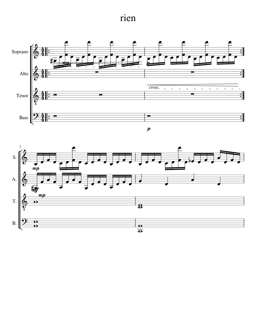 Rien - piano tutorial