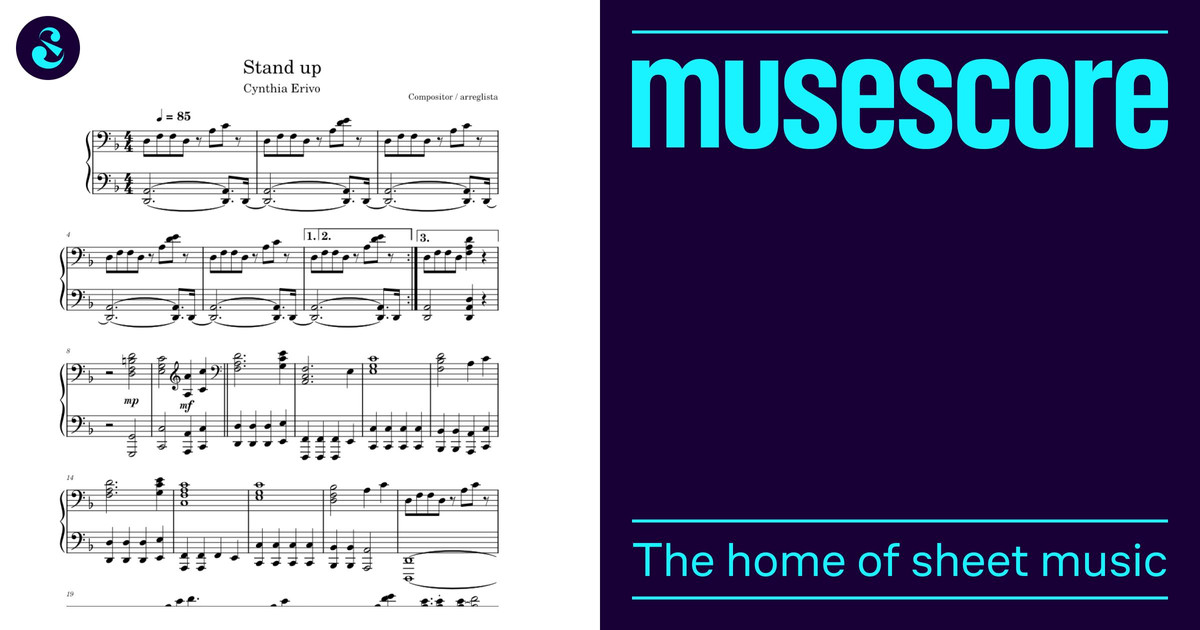 Stand up Sheet Music for Piano (Solo) | MuseScore.com
