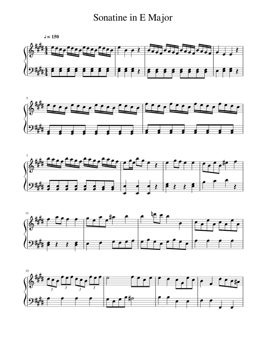 Classical piano Sheet music for Piano (Solo) | Musescore.com