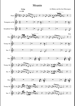 Leo Janek Taps Sheet Music For Treble Clef