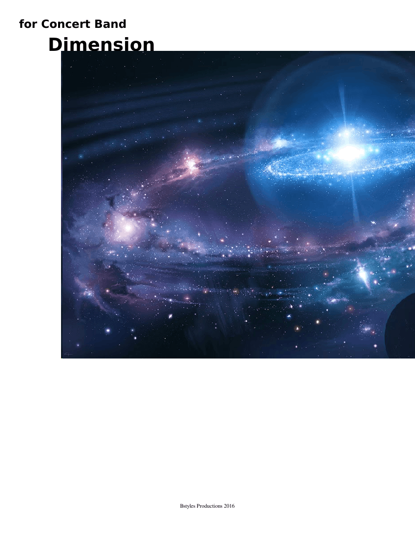 Dimensions (For Percussion) Sheet music for Timpani, Vibraphone ...