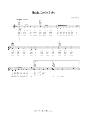 Partition De Hush Little Baby