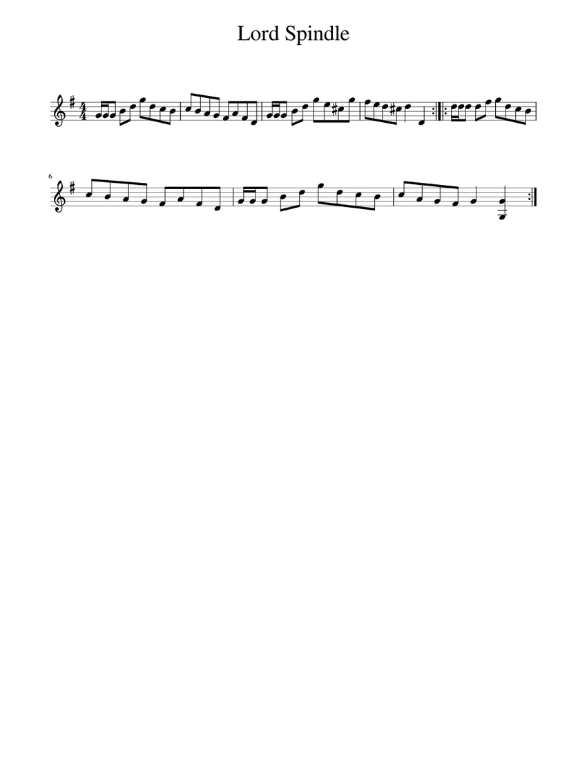 Lord Spindle Sheet music for Piano (Solo) Easy | Musescore.com