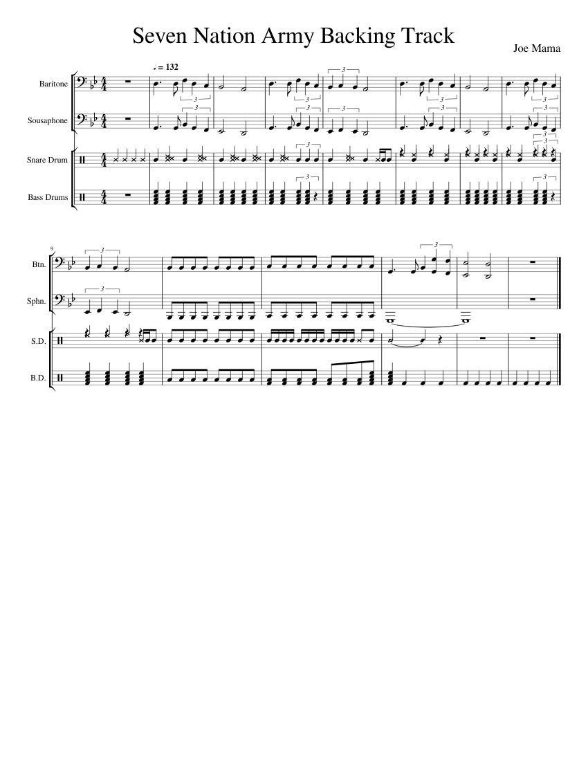 marching backing track