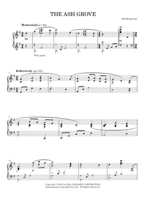 Play Official version of The Ash Grove Sheet Music by Misc tunes for ...