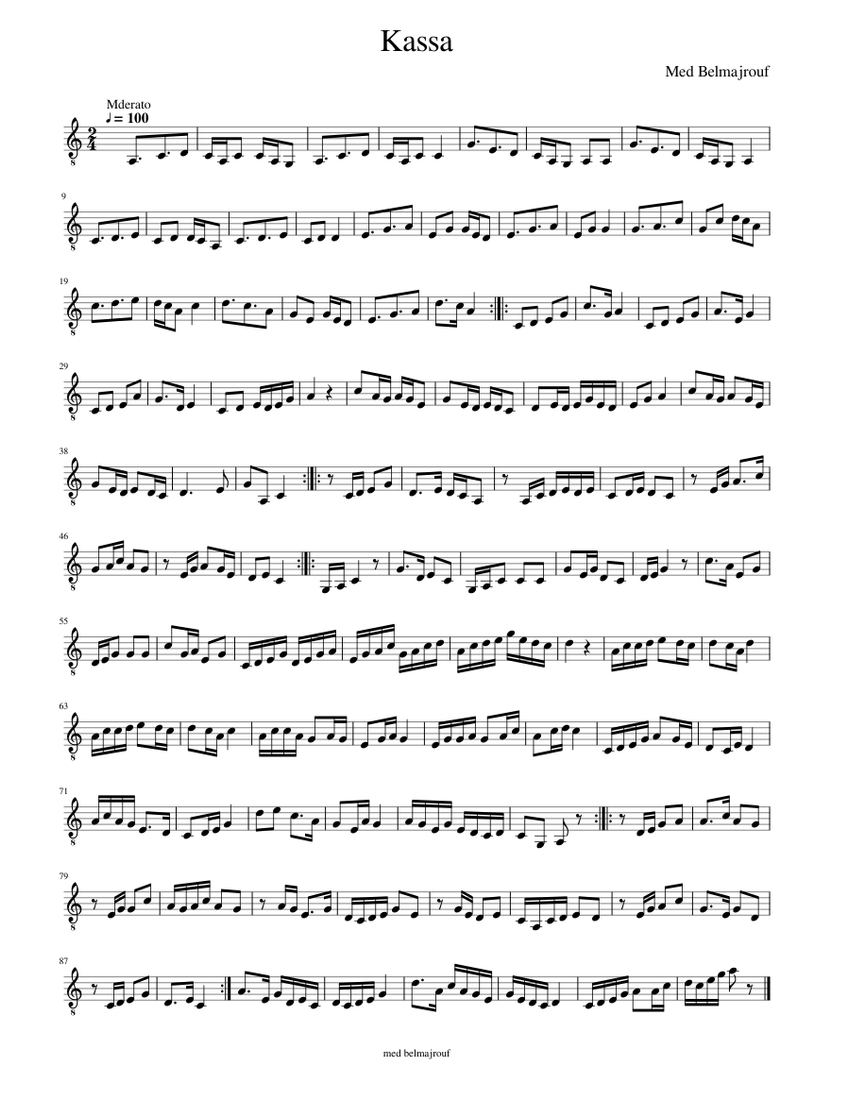 . kassa 2 Sheet music for Banjo (Solo) | Musescore.com