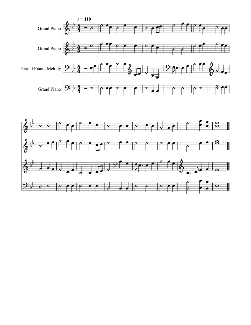 The Lone Pilgrim Sheet music for Piano (Mixed Quartet) | Musescore.com