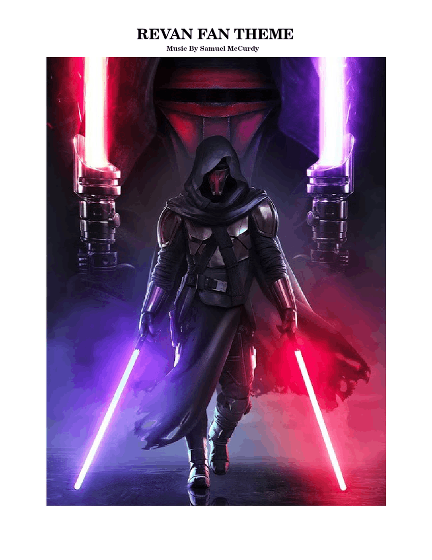 Revan Fan Theme - Music By Samuel McCurdy Sheet music for Trombone ...