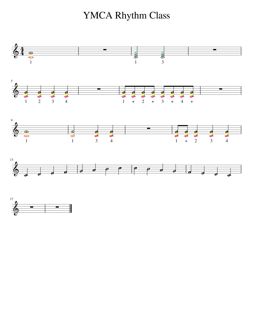 Simple rhythm 2 Sheet music for Piano (Solo) | Musescore.com