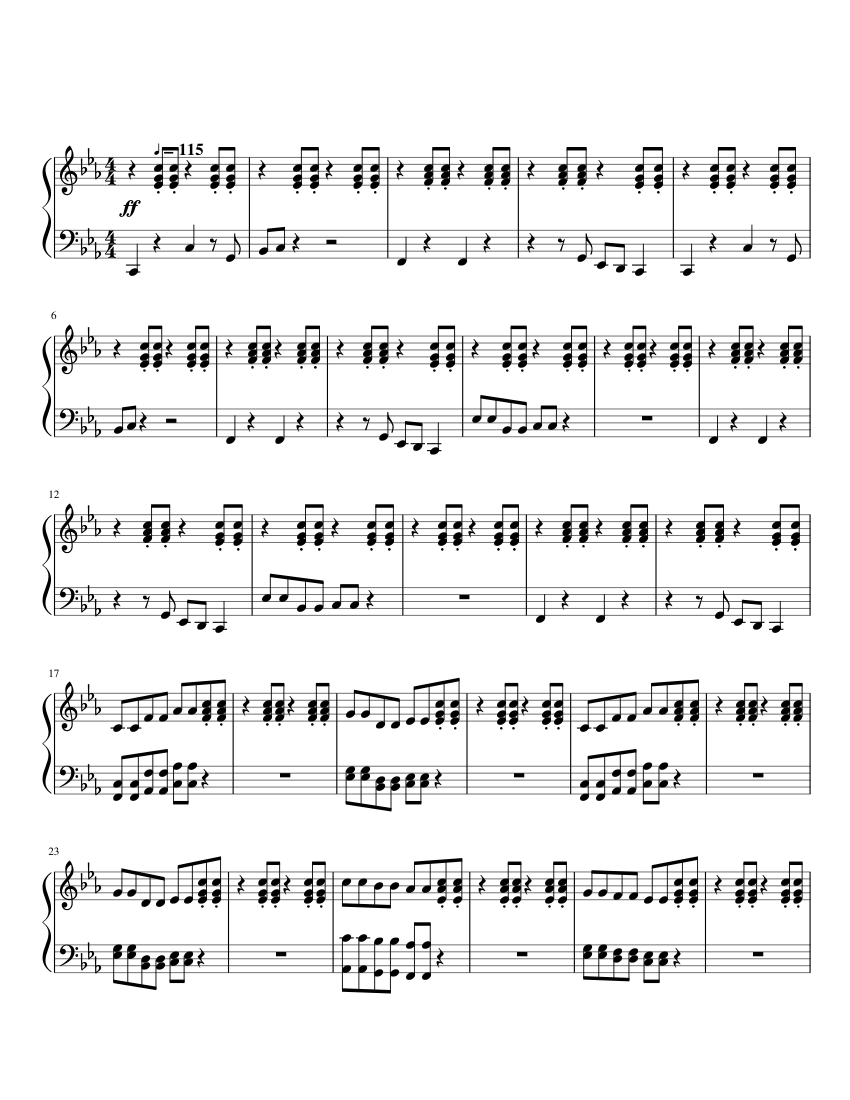 Kahoot lobby theme Sheet Music for Piano (Solo) easy | MuseScore.com