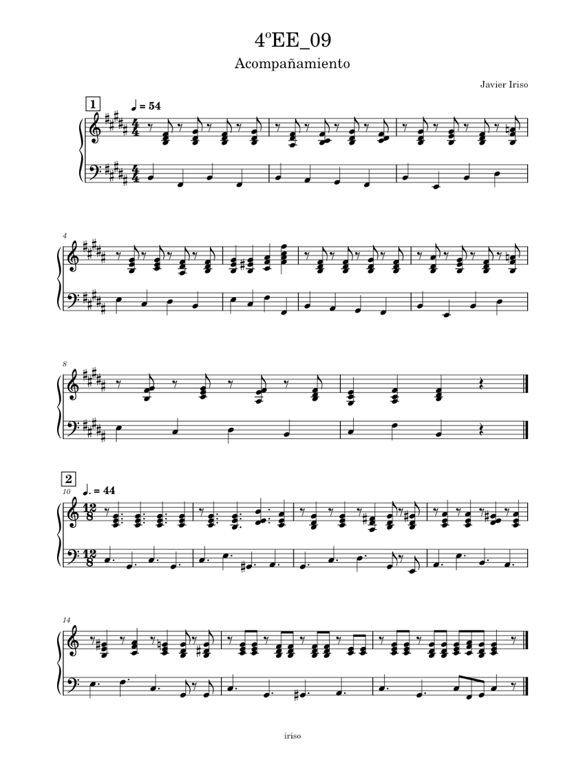 4ºEE 09 Armonía - piano tutorial