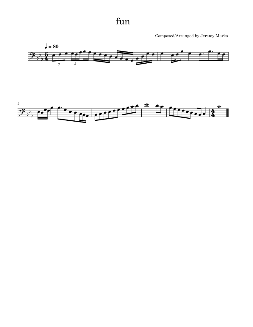 fun Sheet music for Trombone (Solo) | Musescore.com