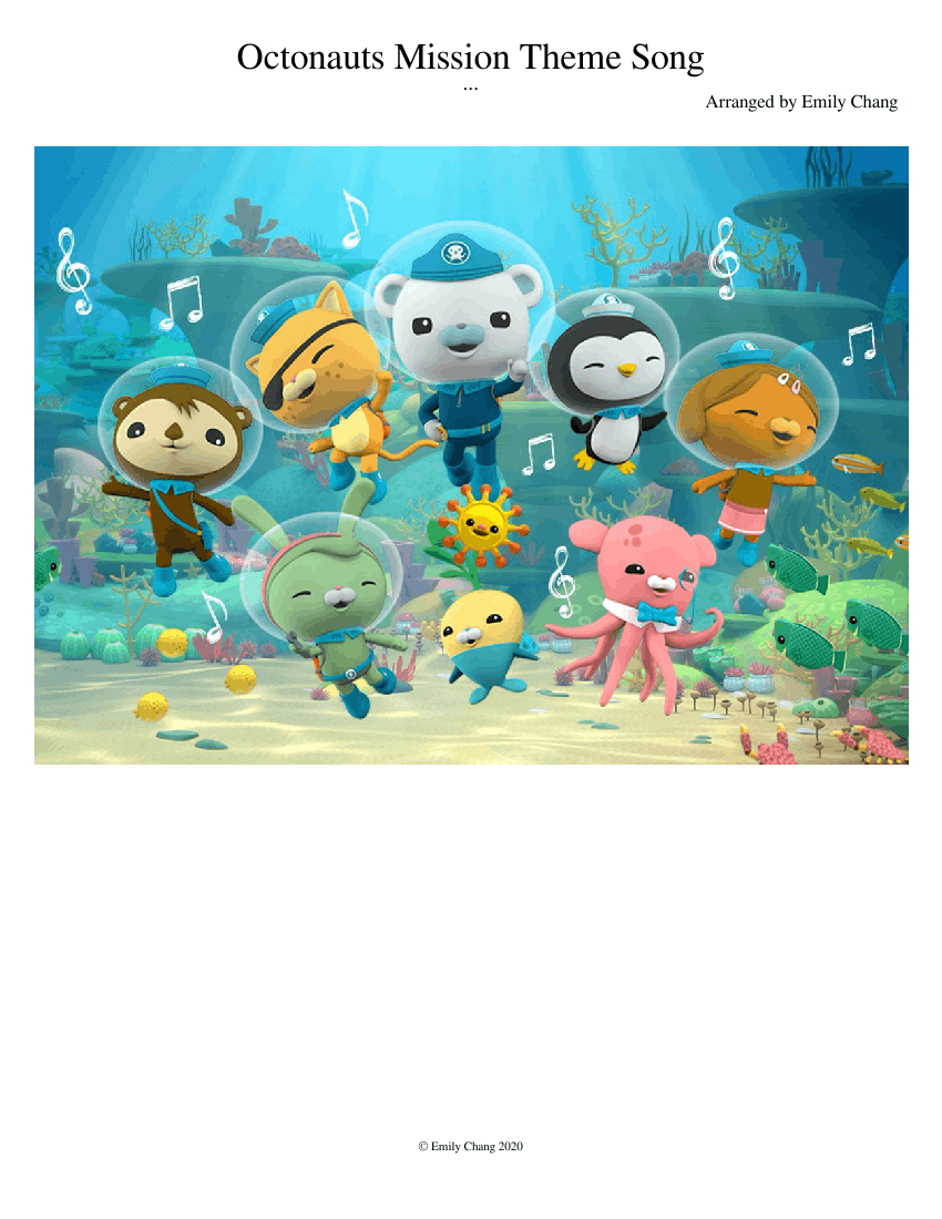 Octonauts Mission Theme Song - piano tutorial
