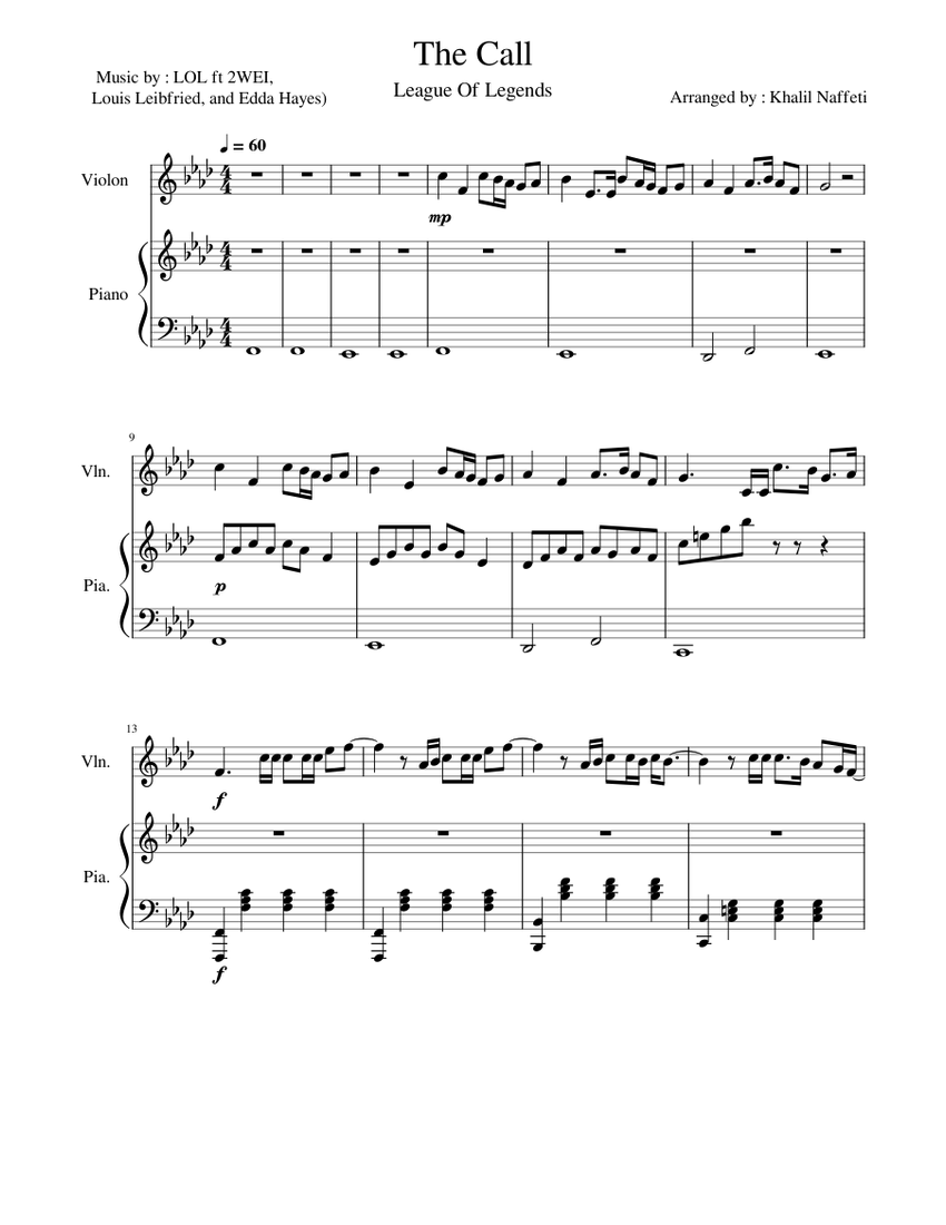 The Call – League of Legends ( ft 2WEI, Louis Leibfried, and Edda Hayes ...