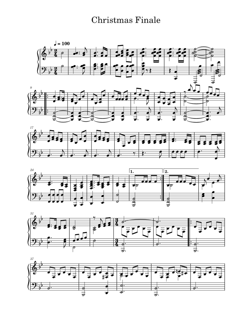 Christmas_Finale - piano tutorial