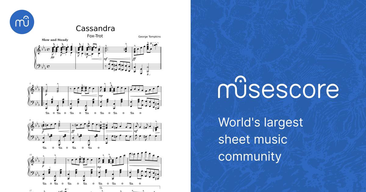 Cassandra Sheet music for Piano (Solo) | Musescore.com