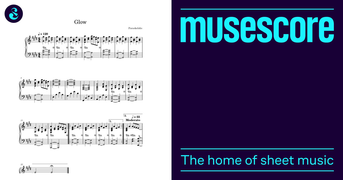 Glow Sheet Music for Piano (Solo) Easy | MuseScore.com