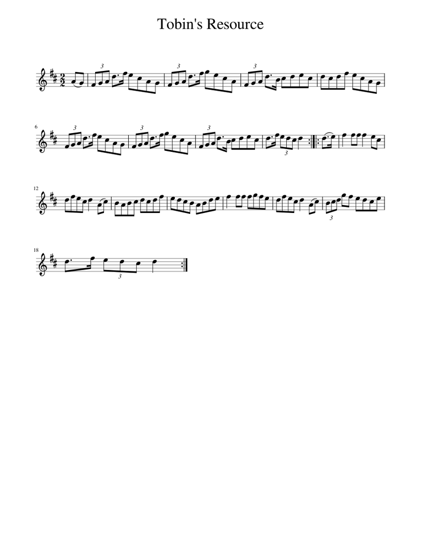 Tobin's Resource Sheet music for Piano (Solo) Easy | Musescore.com