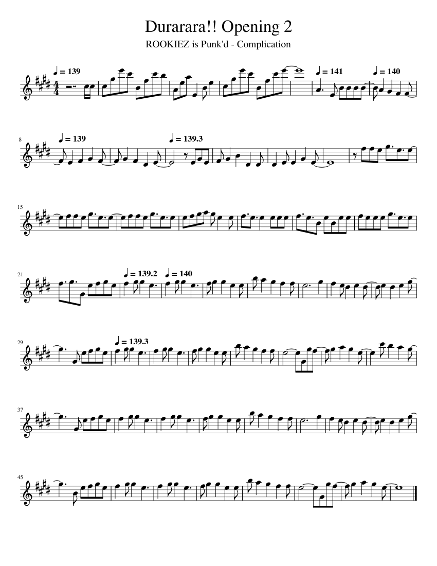 durarara complication