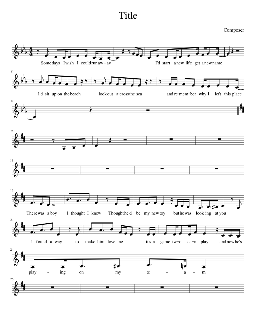 Compo Sheet music for Piano (Solo) | Musescore.com