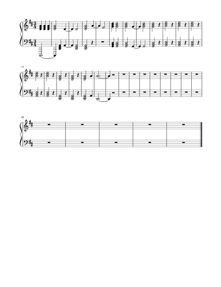 D groot Sheet music for Piano (Solo) Easy | Musescore.com