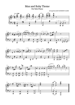 Max And Ruby Theme Song