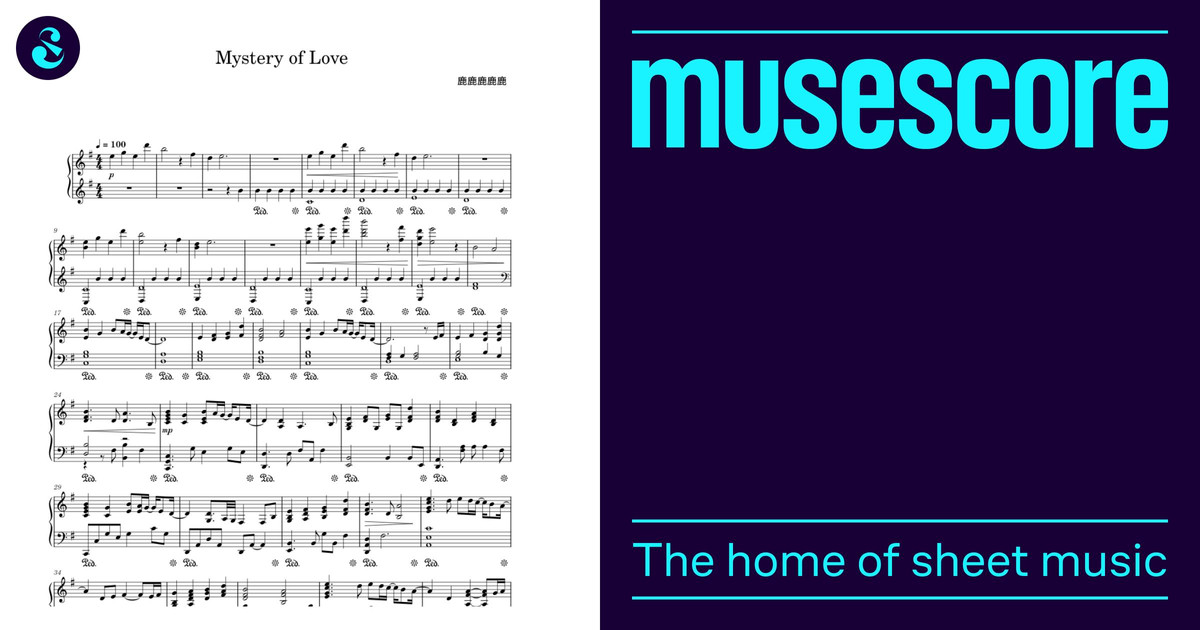 Mystery of Love Sheet music for Piano (Solo) | Musescore.com