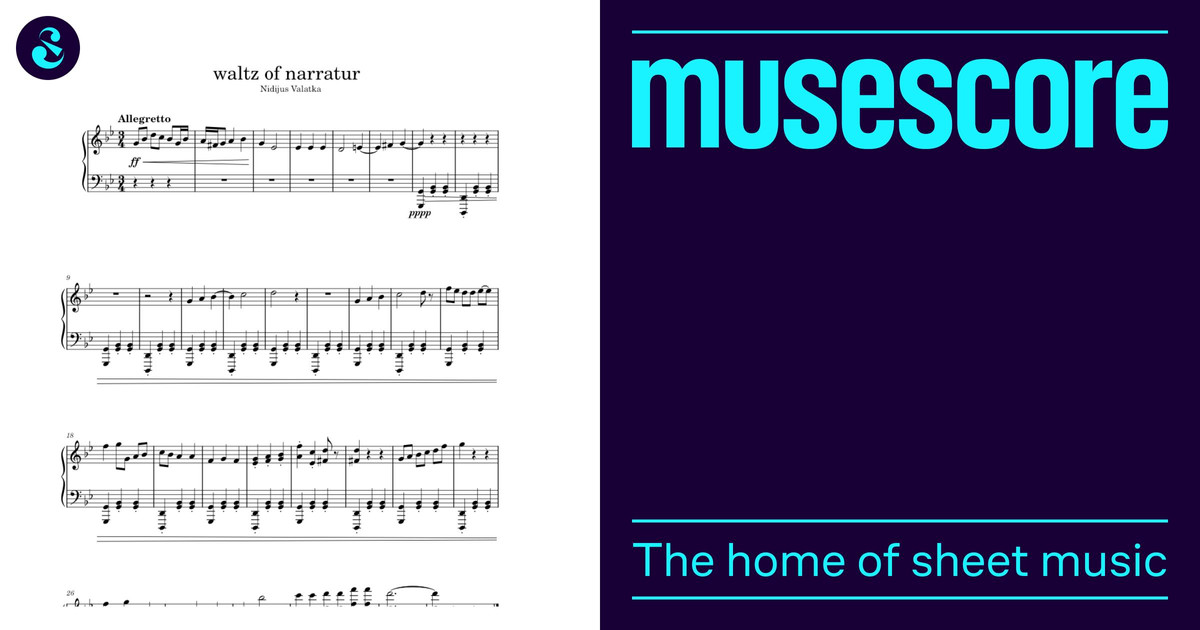 Wlatz of narratur – nidijusV Sheet Music for Piano (Solo) | MuseScore.com