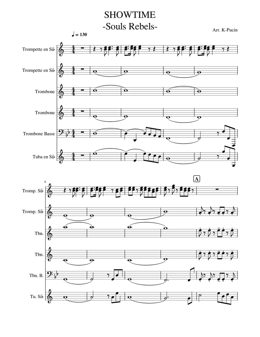 Showtime – The Souls Rebels - piano tutorial