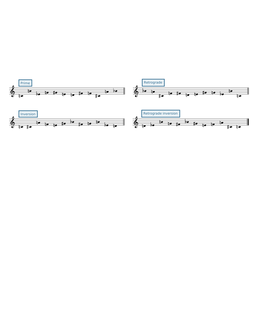 A real tone row example from Lutyens Sheet Music for Piano (Solo) easy ...
