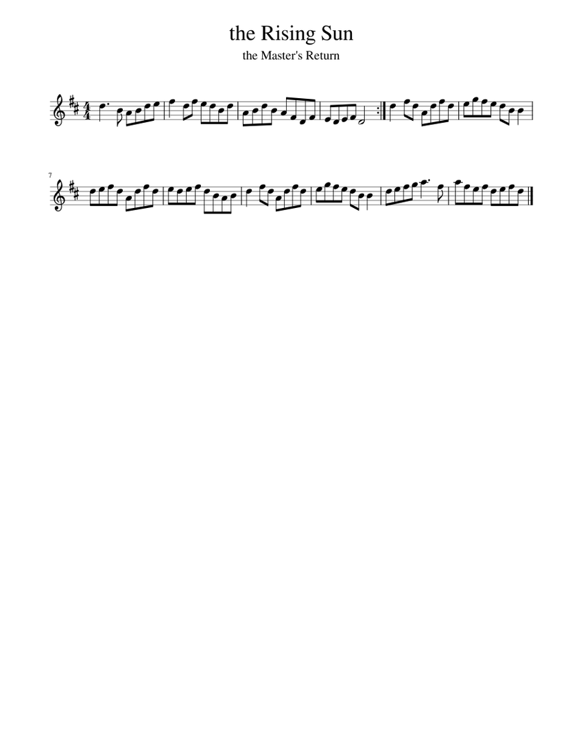 the Rising Sun - piano tutorial