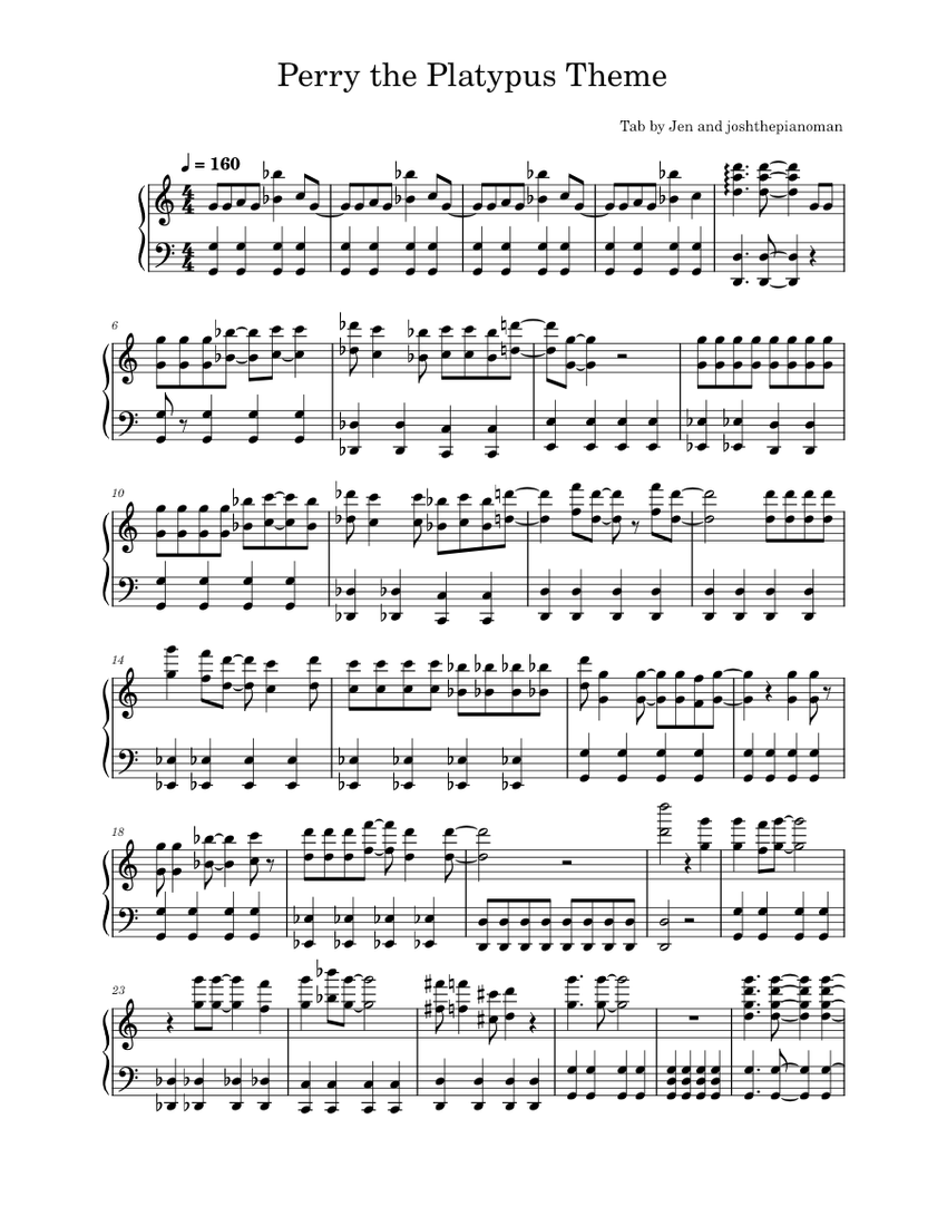 Phineas and ferb - perry the platypus theme – Misc Cartoons Phineas and ...