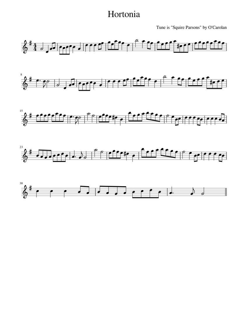 Hortonia Sheet music for Piano (Solo) Easy | Musescore.com