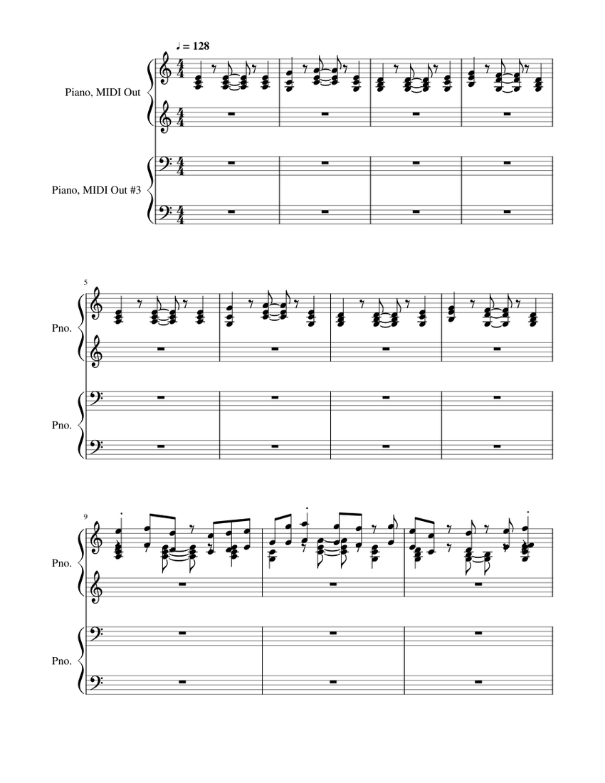 Snowman Sheet music for Piano (Solo) | Musescore.com