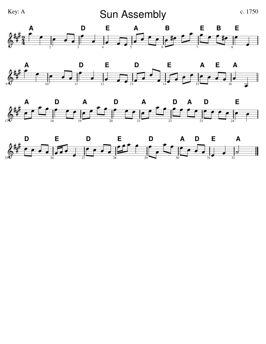 Sun Assembly Sheet music for Piano (Solo) Easy | Musescore.com