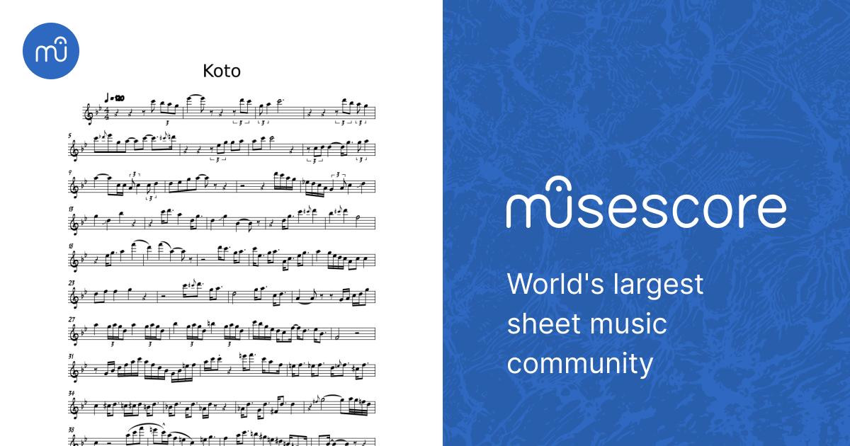 Koto Song – The Dave Brubeck Quartet Koto Song BEST Sheet Music for ...