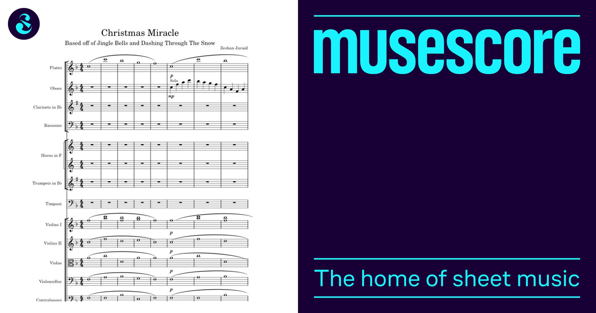 Dashing through the snow – Joe Mama Christmas Miracle Sheet Music for ...