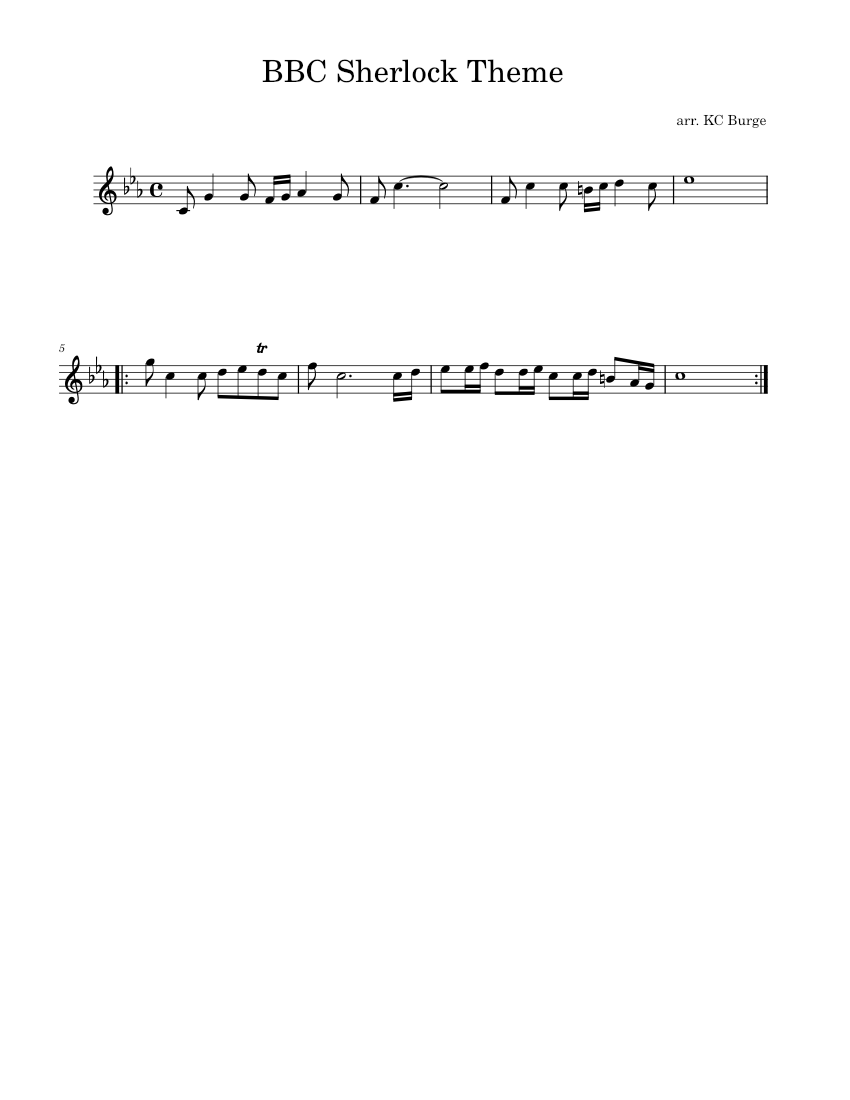 Sherlock bbc theme – Misc Television BBC Sherlock Theme Sheet music for ...