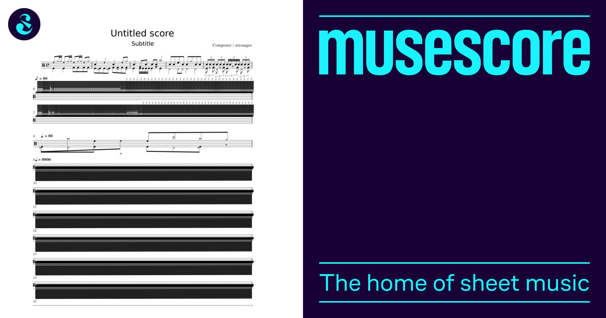 dont play this unless you want your device to explode Sheet music for ...