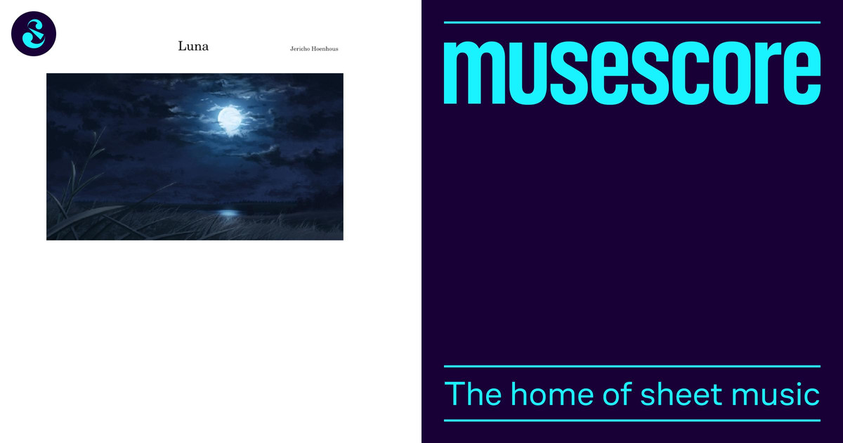 Luna Sheet Music for Violin, Viola, Cello, Woodwinds (other) (Mixed ...