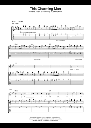 panic chords the smiths