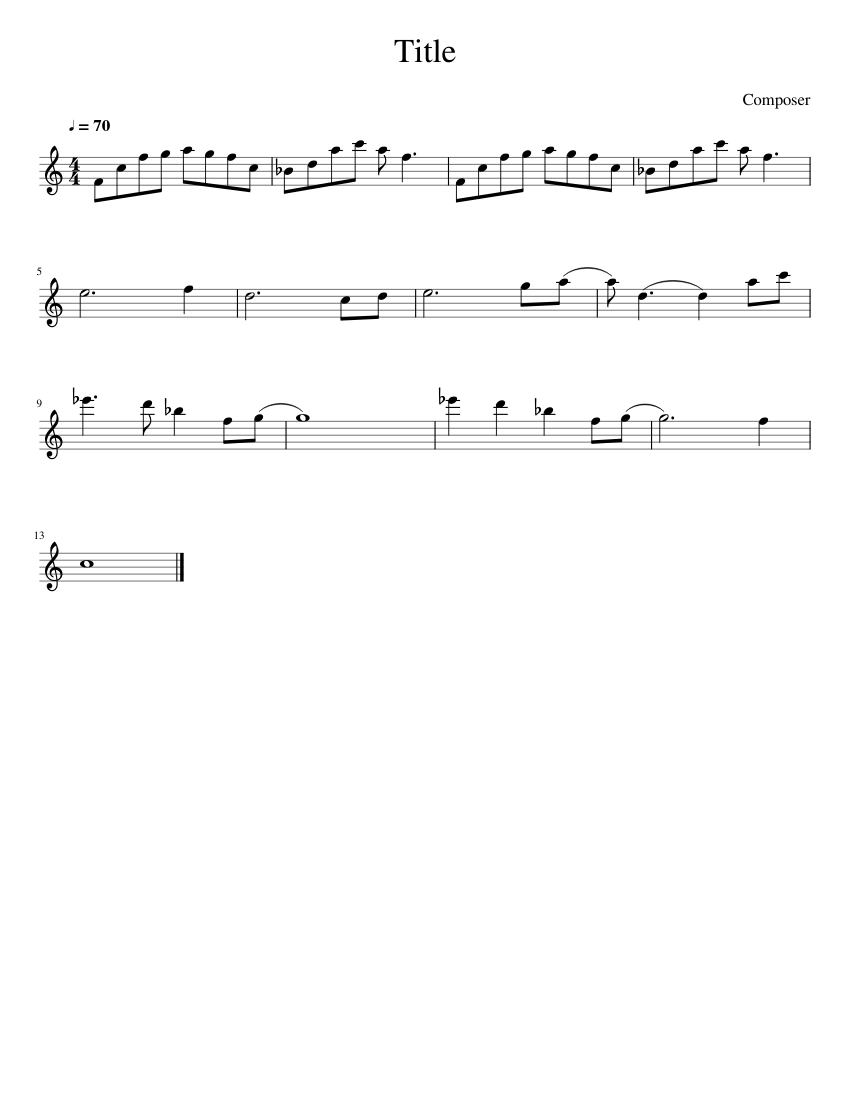 Wet Hands Flute Sheet Music for Flute (Solo) | MuseScore.com