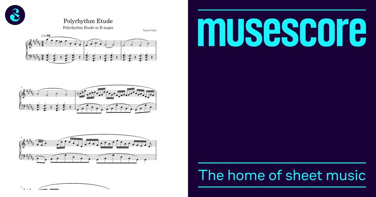Polyrhythm Etude Sheet music for Piano (Solo) | Musescore.com