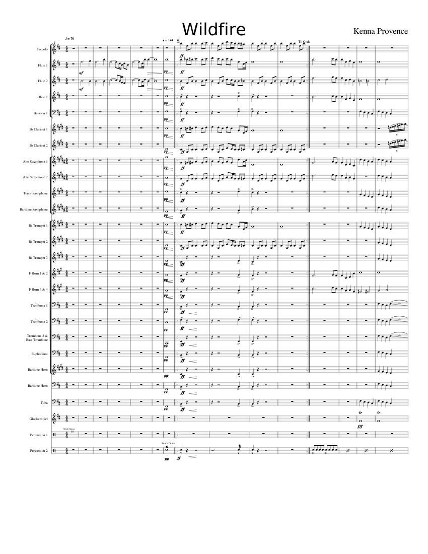 Wildfire - piano tutorial