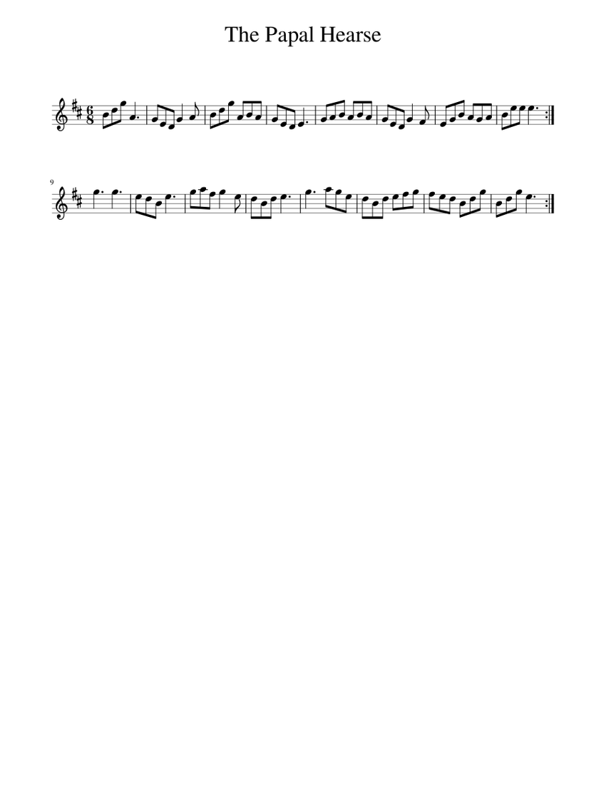 The Papal Hearse Sheet music for Piano (Solo) | Musescore.com