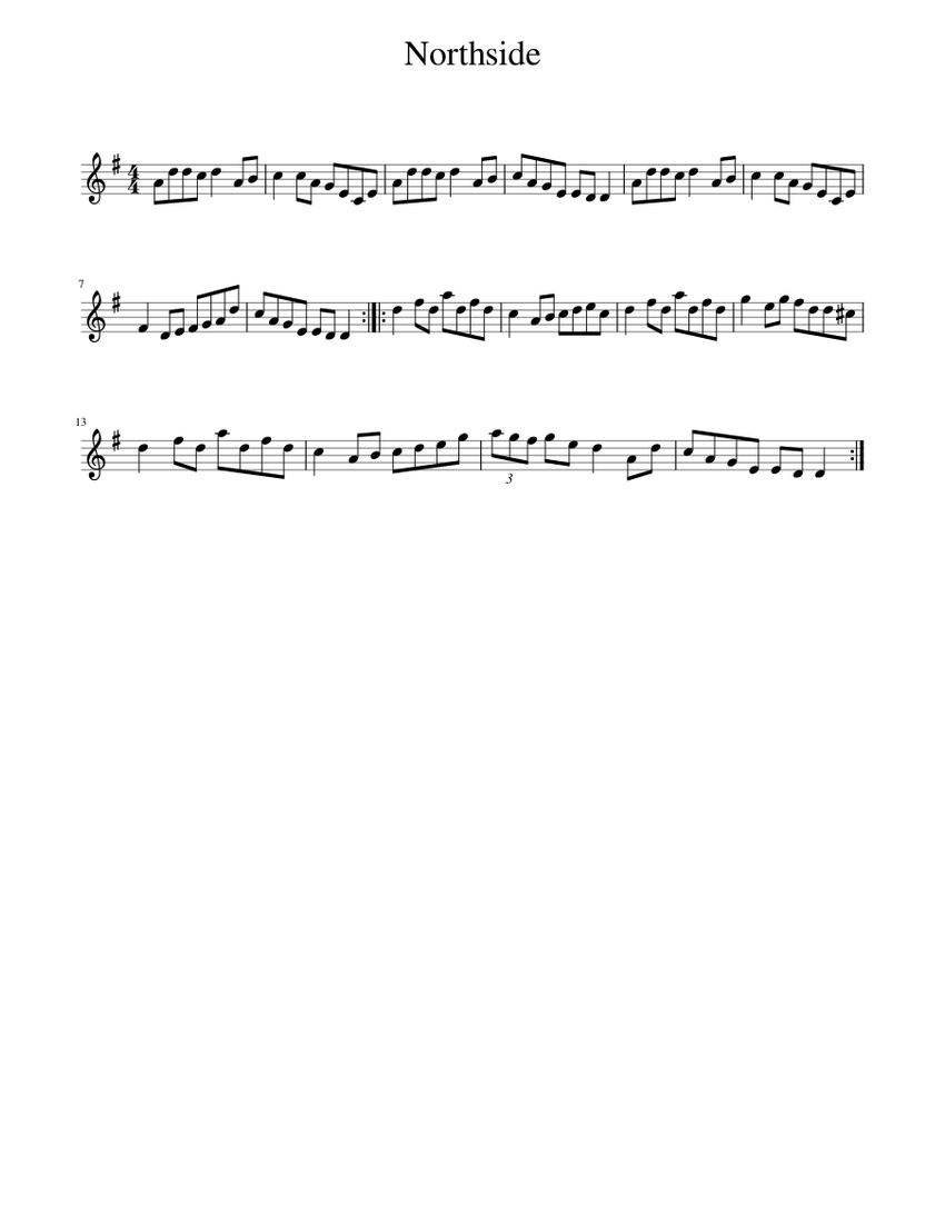 Northside Sheet Music for Piano (Solo) Easy | MuseScore.com