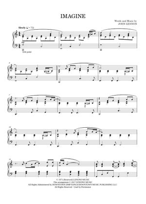 Imagine – John Lennon Sheet Music for Piano (Solo) | MuseScore.com